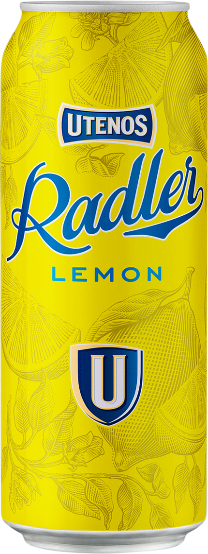 Produktai » Utenos » Utenos Radler Lemon « Švyturys - Utenos Alus